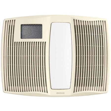 Broan Ceiling Bathroom Fan, 110 cfm cfm, 6 in Duct Dia., 120V AC, Yes ...