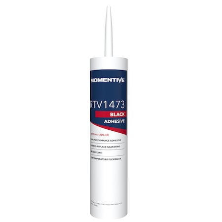 Momentive Industrial Silicone Sealant, 10.1 oz. Black, Heavy Body ...