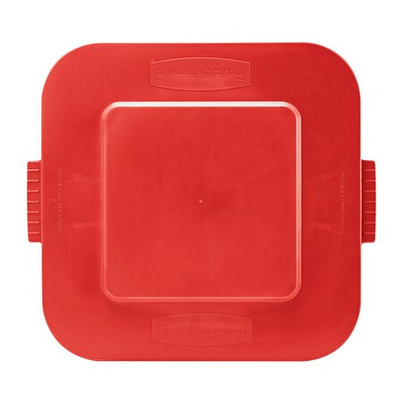 Rubbermaid Commercial Square Container Flat Lid, 28 gal., 22 In ...