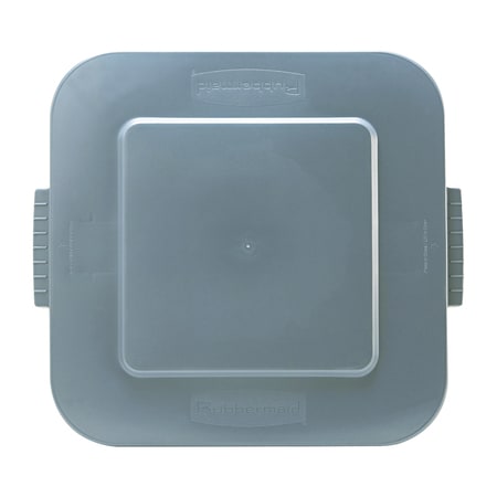 Rubbermaid Commercial 40 gal. Square Square Container Flat Lid, 40 gal ...