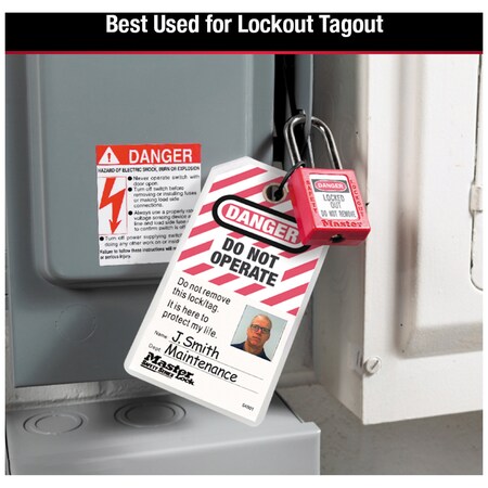 Master Lock Photo ID Danger Tags,PK12 (S4801) | Zoro