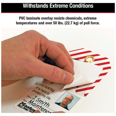 Master Lock Photo ID Danger Tags,PK12 (S4801) | Zoro