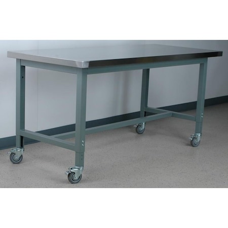 Stackbin Workbench, Mobile, Tubular, Frame S7236-1012 | Zoro