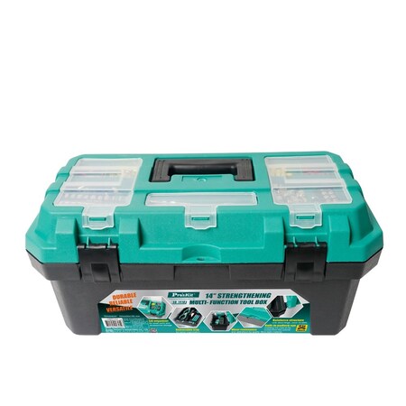 Proskit Tool Box, 14 in W x 8 in D x 6-1/2 in H SB-1418 | Zoro