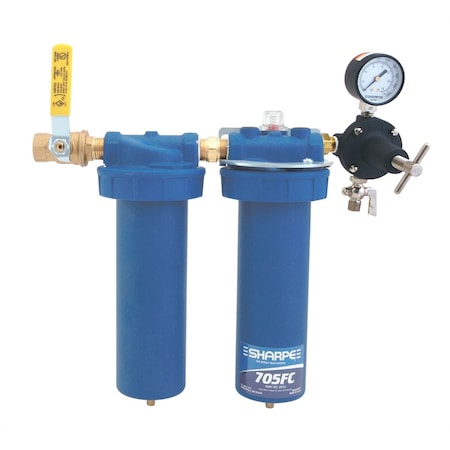 Sharpe Manufacturing In-Line Filter and Coalescer, 1/2" 6910 | Zoro