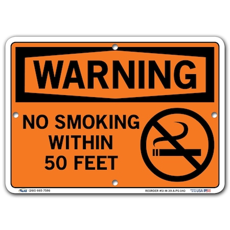 Vestil Polystyrene Sign, 7-1/2" H, 10-1/2" W, Polystyrene, Rectangle ...