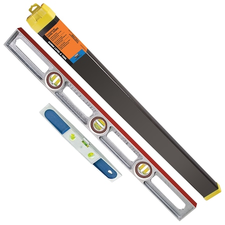 Sands Level & Tool Co Cast Aluminum Level w/Case/Torp, 48 SL4848CAT | Zoro