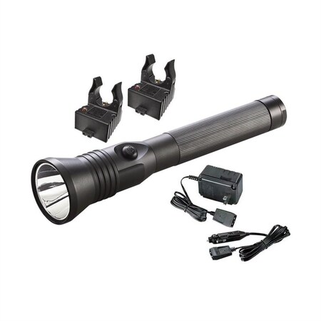 Streamlight Stinger Led Hp Flashlight W/ 120V Ac/12V Dc Chargers, Black ...
