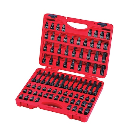 Sunex Master Hex Bit Impact Socket Set, 84 Piece 3/8" Dr SUN3569 | Zoro
