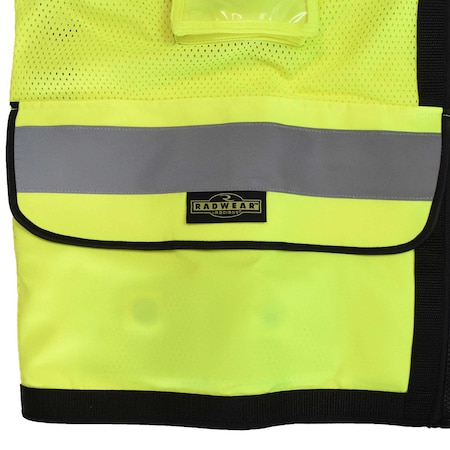 Radians Safety Tether Vest, Heavy Duty, Green, M SV59ZT-2ZGD-M | Zoro