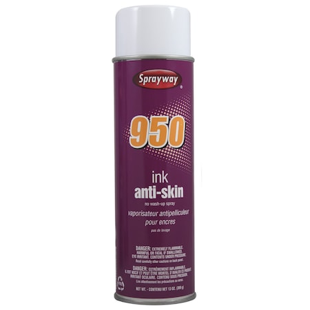 Sprayway Ink Anti-Skin No Wash-Up Spray, PK12 950 | Zoro