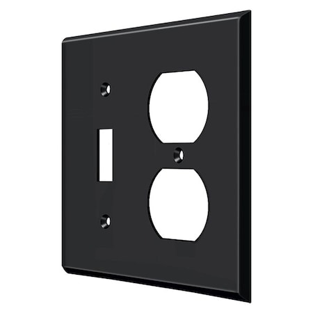 Deltana Single Switch/Double Outlet Switch Plate, Number of Gangs: 2 ...