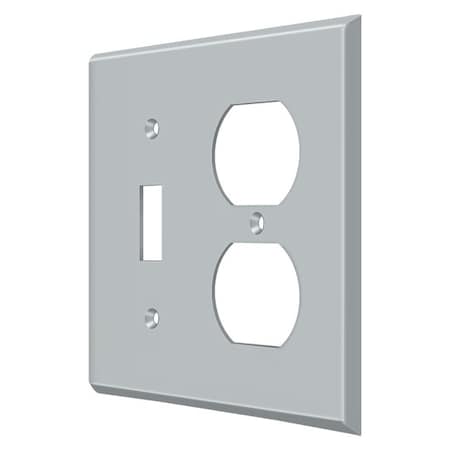 Deltana Single Switch/Double Outlet Switch Plate, Number of Gangs: 2 ...