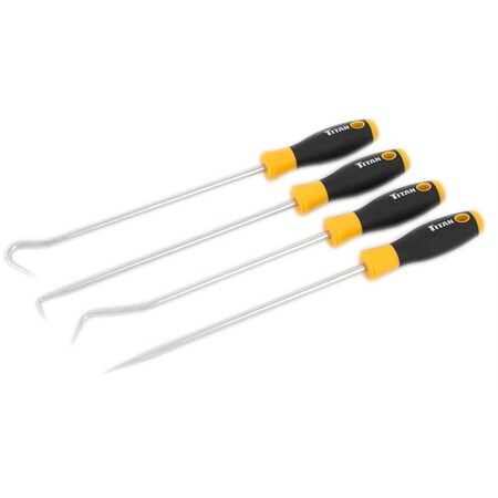 Titan Tool Pick And Hook Set, Extra Long, 4 pcs. 17221 | Zoro