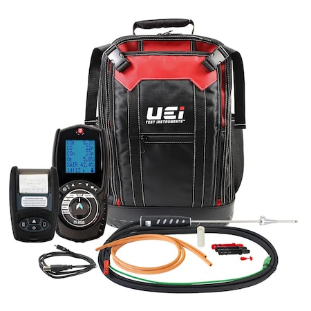 Uei Test Instruments Combustion Analyzer, 32to113F, 25% v/vO2 ...