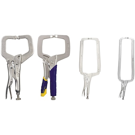 Irwin Locking Clamp Set, 8 pcs., 6R, 11R, 18R, 24R 8107 | Zoro