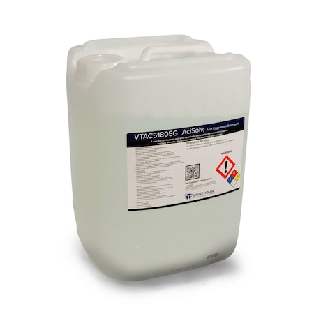 Acisolv Acid Detergent Cage Wash, 5 Gallon VTAC51805G | Zoro