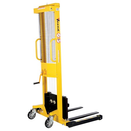Vestil Manual Hand Winch Stacker, 770 lb. VWS-770-AA | Zoro