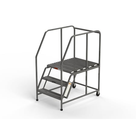 Ega Products Mobile Work Platform, 3 Steps, 30"W x 36"D Platform ...