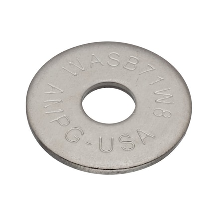 Zoro Select Flat Washer, For Screw Size 7/16" , 18-8 Stainless Steel ...