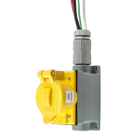 Hubbell Wiring Device-Kellems Prewired Receptacle, 125/250V, CS6369 ...