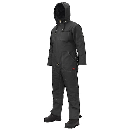 Tough Duck Insulated Duck Coverall, WC011-BLACK-L WC011 | Zoro