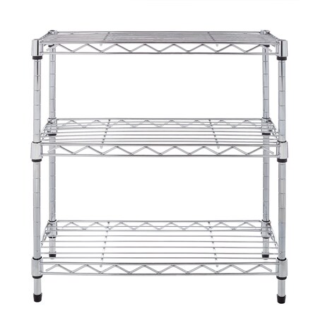 Seville Classics Compact Mini Desktop Wire Shelf Organize WEB911 | Zoro