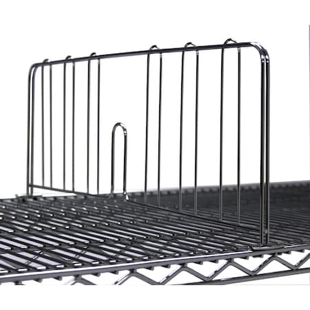 Technibilt Shelving Systems Wire Shelf Divider, 24x8" D248CH | Zoro
