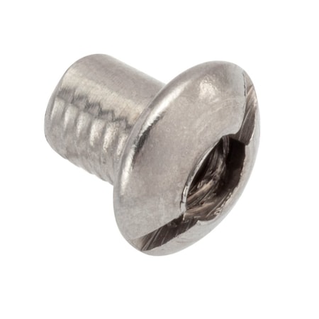 Ampg Slot Barrel, #8-32, 1/4 in Brl Lg, 13/64 in Brl Dia, 18-8 ...