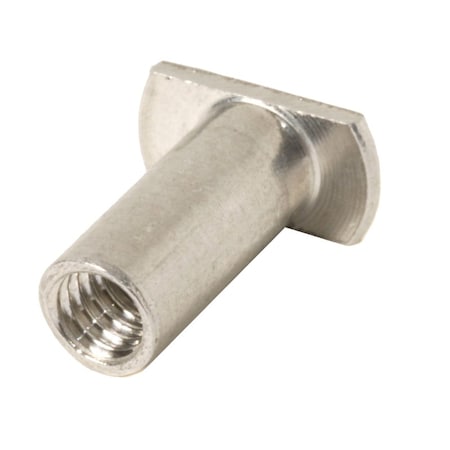 Ampg Barrel Nut, #8-32, 5/8 in Brl Lg, 13/64 in Brl Dia, Aluminum ...