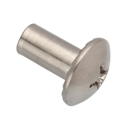 Ampg Barrel Nut, 1/4"-20, 5/8 in Brl Lg, 5/16 in Brl Dia, 18-8 ...