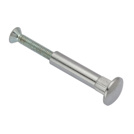 Zoro Select Arch Barrel, #8-32, 1 3/16 in Brl Lg, 1/4 in Brl Dia, Brass ...