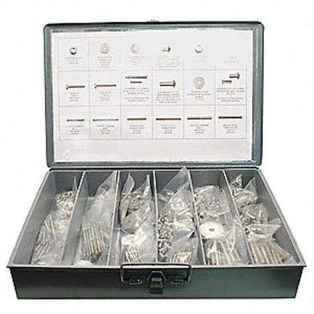 Ampg Solar Install Kit 18-8 SS 530 Pcs ZSOLARKIT1 | Zoro