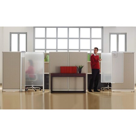 Quartet Workstation Privacy Screen, 38"x64" WPS2000 | Zoro