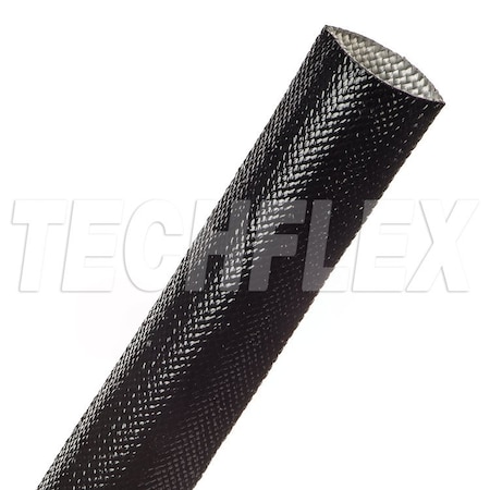 Techflex Braided Cable Sleeve, 1 in Inside Dia., 50 ft, Acrylic ...