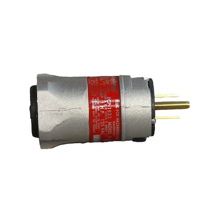 Appleton Electric Plug, 20A, 3P, 2W, Thermoplastic Poly, 125VAC NCP ...