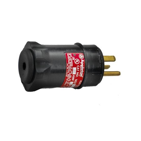 Appleton Electric Plug, 20A, 3P, 2W, Thermoplastic Poly, 125VAC NCP ...