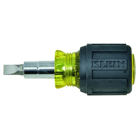 Klein Tools Multi-Bit Screwdriver / Nut Driver, 6-in-1, Stubby, Ph, Sl ...