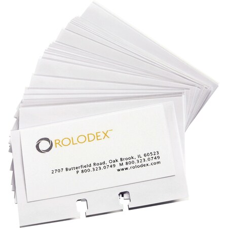 Rolodex Business Card Sleeves, Plastic, PK40 67691 | Zoro