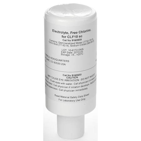 Hach Chemical Co Free Chlorine Electrolyte for Clf10sc 9160600 | Zoro