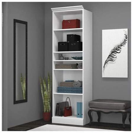 Bestar Storage Unit, White, 25" 40169-3117 | Zoro