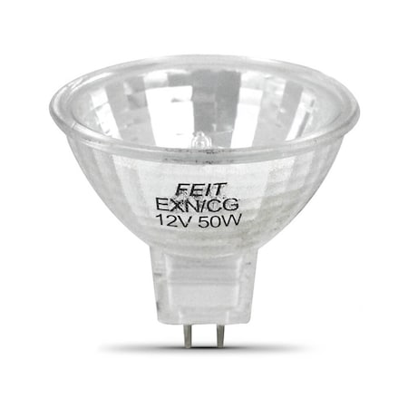 Feit Electric Light bulb, Halogen, 50w Eqv., MR1, PK72 BPEXN/CG/3/24 | Zoro