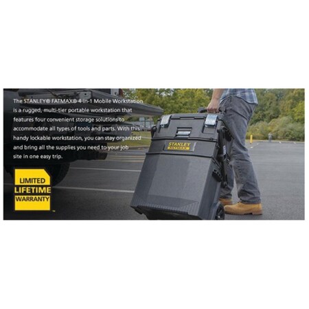 Stanley FATMAX 4-in-1 Mobile Tools and Parts Work Station Organizer ...