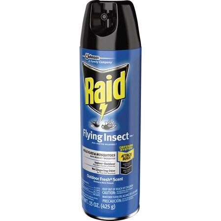 Raid Flying Insect Killer, 15 oz. Aerosol, PK12 SJN300816 | Zoro
