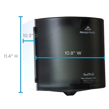 Georgia-Pacific SofPull® 11-1/2"H x 10-7/8"W, Centerpull Dispenser ...