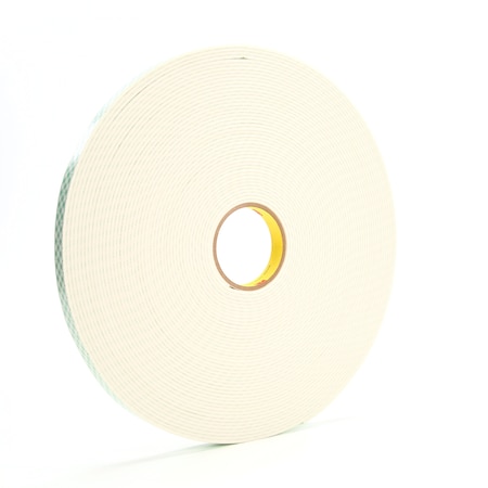 3M Double-Sided Foam Tape, 3/4 in W, 36 yd L, 1/8 in, Polyurethane Foam, Double-Sided, 12 PK ...