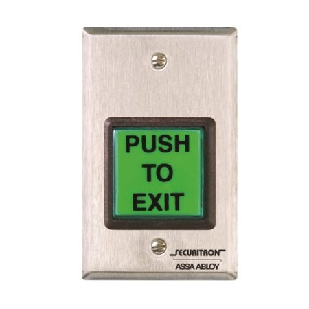 Securitron Push to Exit Button, Emergency EEB2 | Zoro