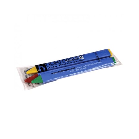Hoffmaster Crayons, Red, Blue, Green and Yellow, PK4 120816 | Zoro