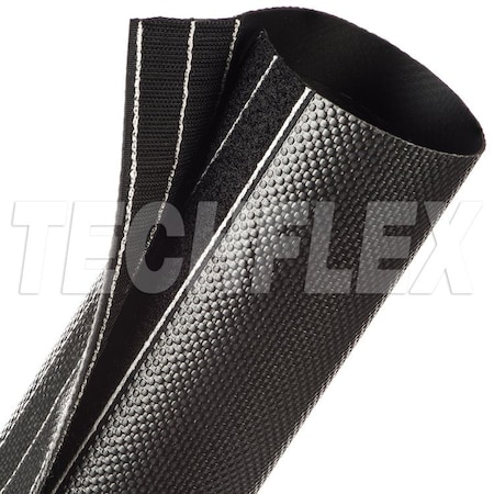 Techflex Gator Wrap 3", Black Abrasion Sleeve DWG3.00BK | Zoro