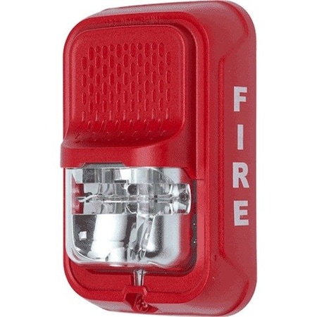 System Sensor Compact Strobe, Marked Fire Strobe, Red SGRL | Zoro